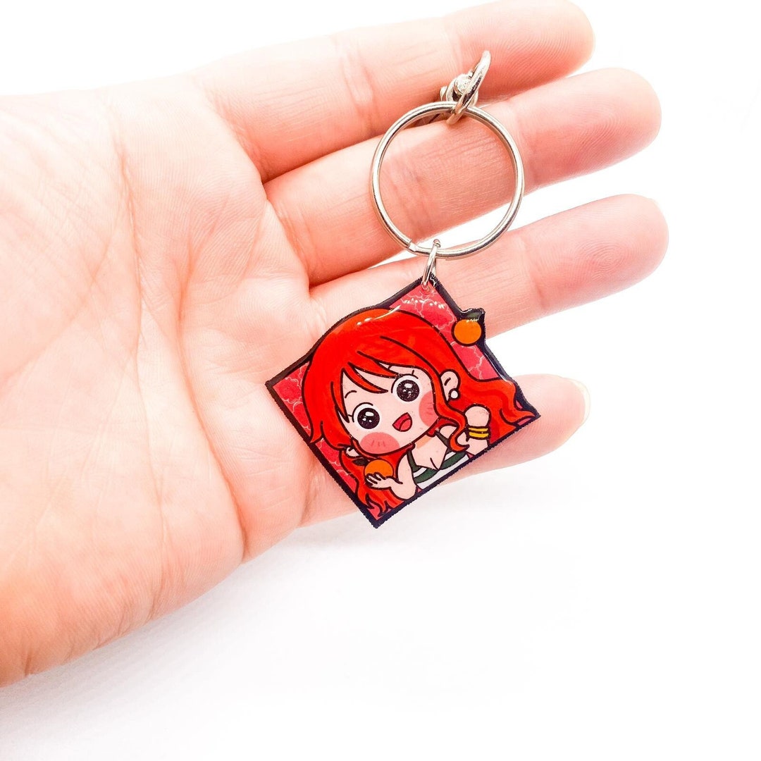 Personalized Keychain Name, Nami Accessories Otaku Gift for Him ...
