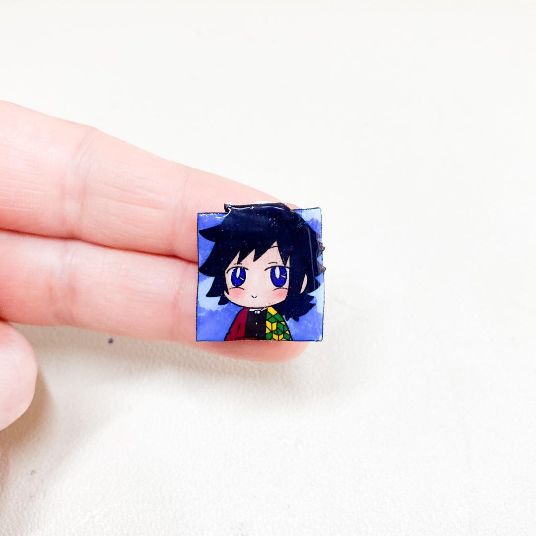 To Iowa Giyu Badge, Demon Slayer Badges, Otaku Accessory , Gift for Her ...