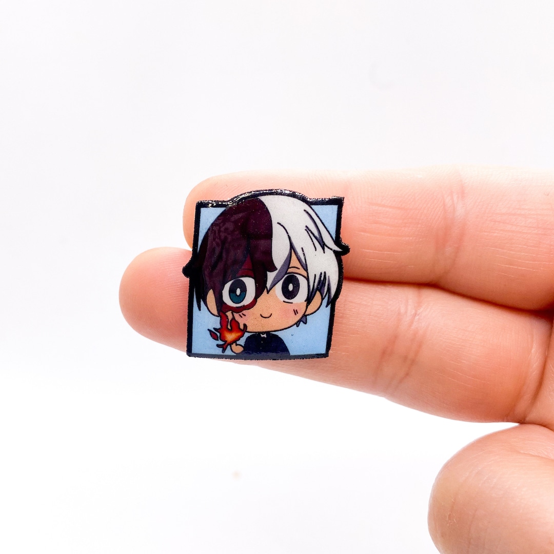 Todoroki Shoto Badge, Shoto Badge Accessories, Otaku Gift for Him ...