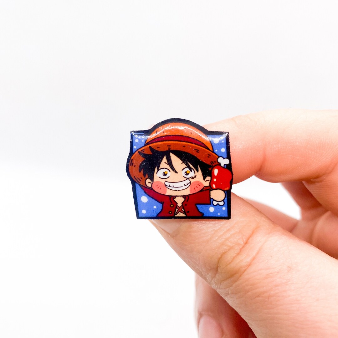 Monkey D. Luffy Pin Badge: Anime Art Lapel Pin - Etsy