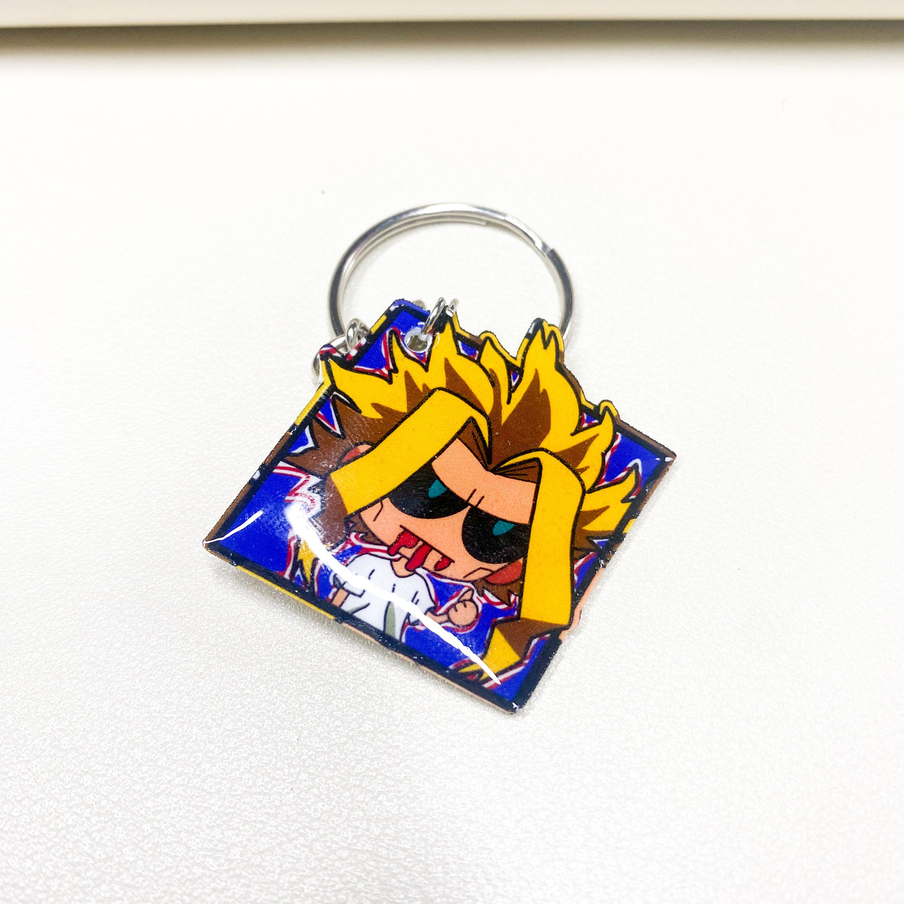 All Might Keychain,my Hero Academia Accessories, Otaku Gift for Him ...