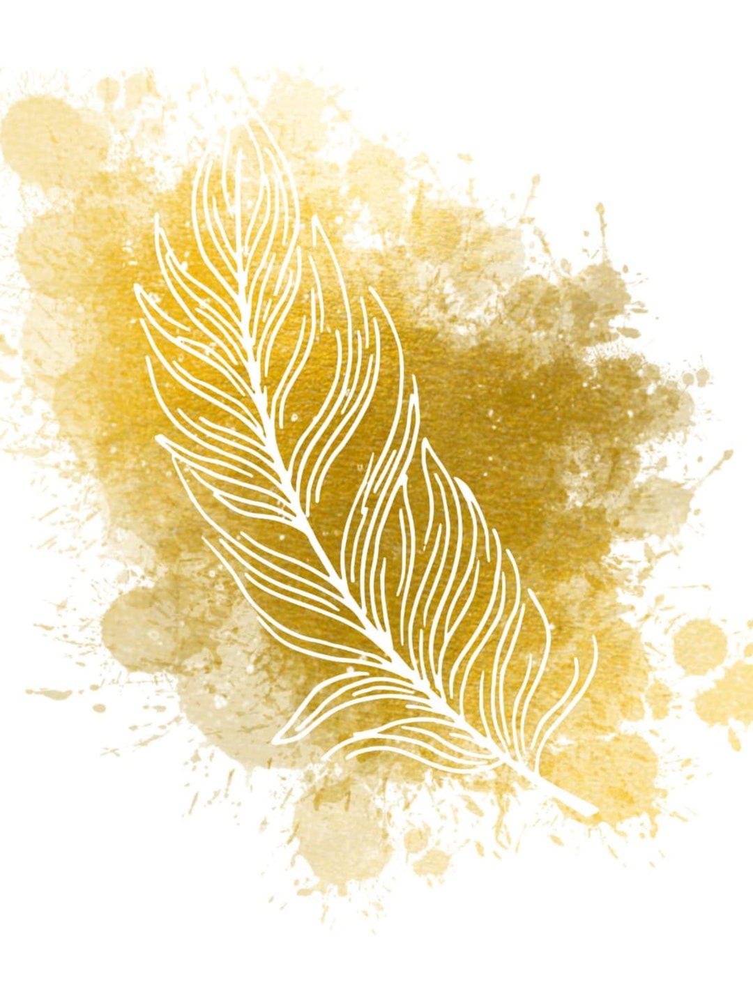 5 Pieces Gold Leaf Line Art, One Line Female Face, Hand Heart Print ...