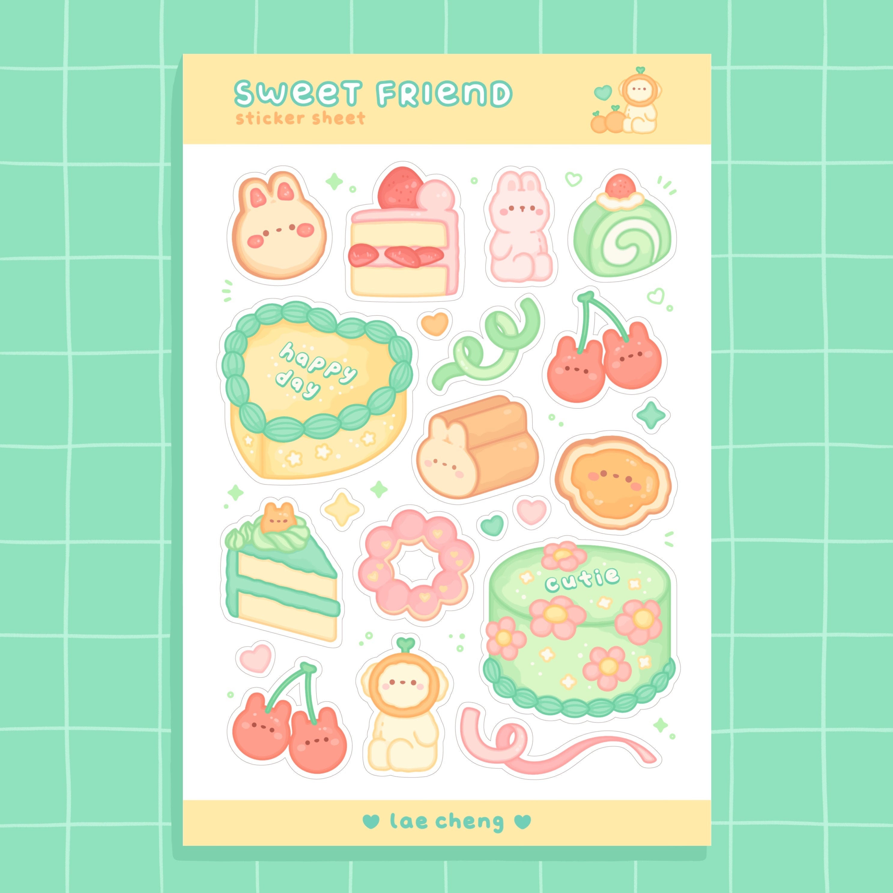 Stickers Paper agenda stickers sweet stickers planner stickers Food ...