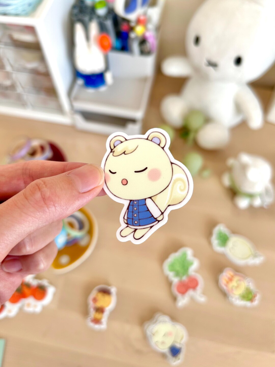 Marshal Squirrel Villager Sticker: 2 Inch Matte Waterproof Dishwasher ...