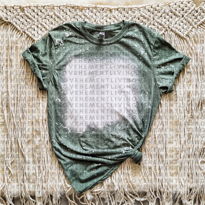 Bleached Tshirt - Etsy