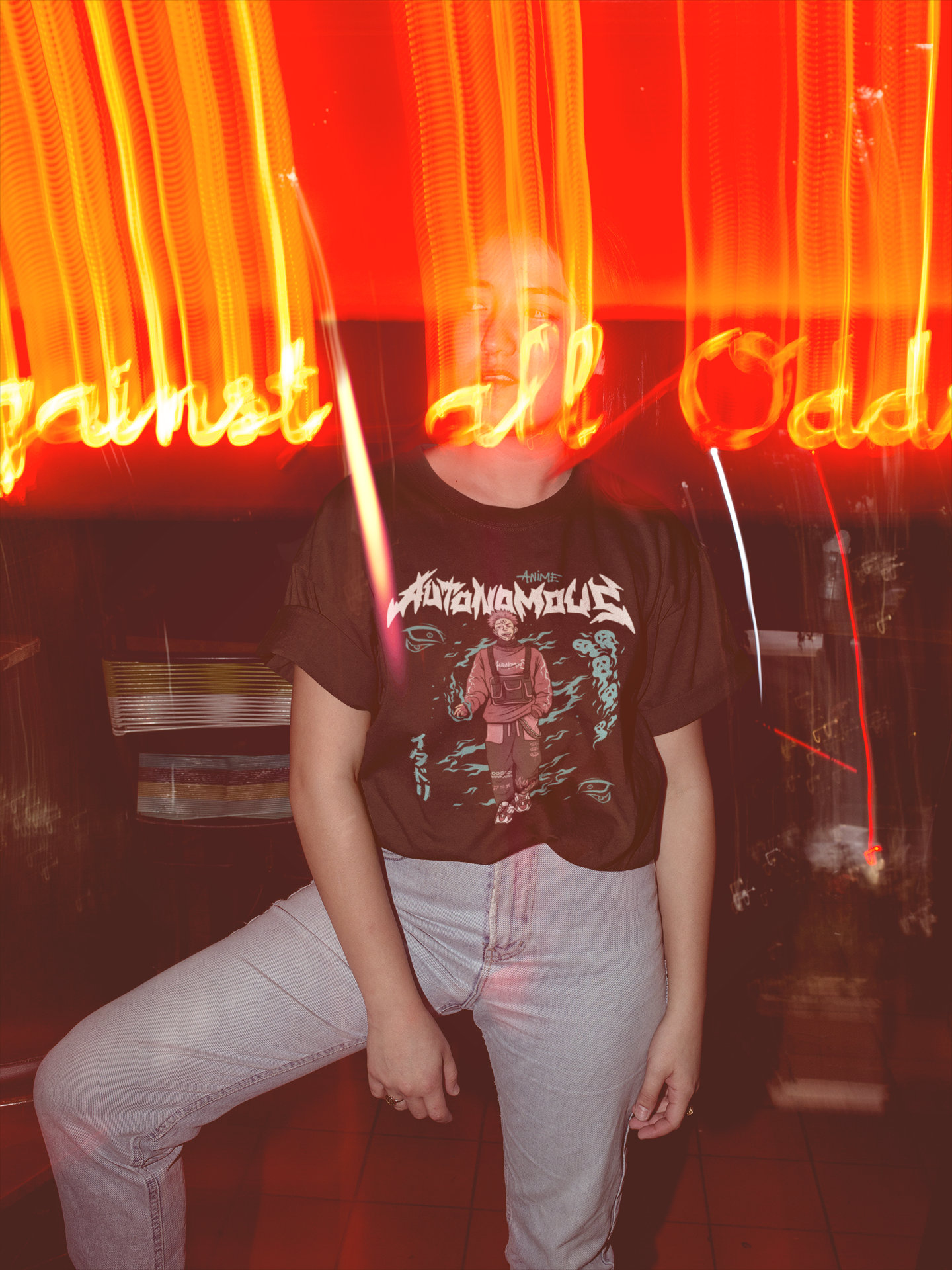 Cursed Energy Anime T-shirt - Etsy