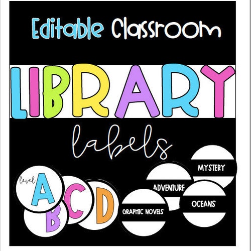 Editable Pastel Rainbow Watercolor Classroom Labels Name - Etsy