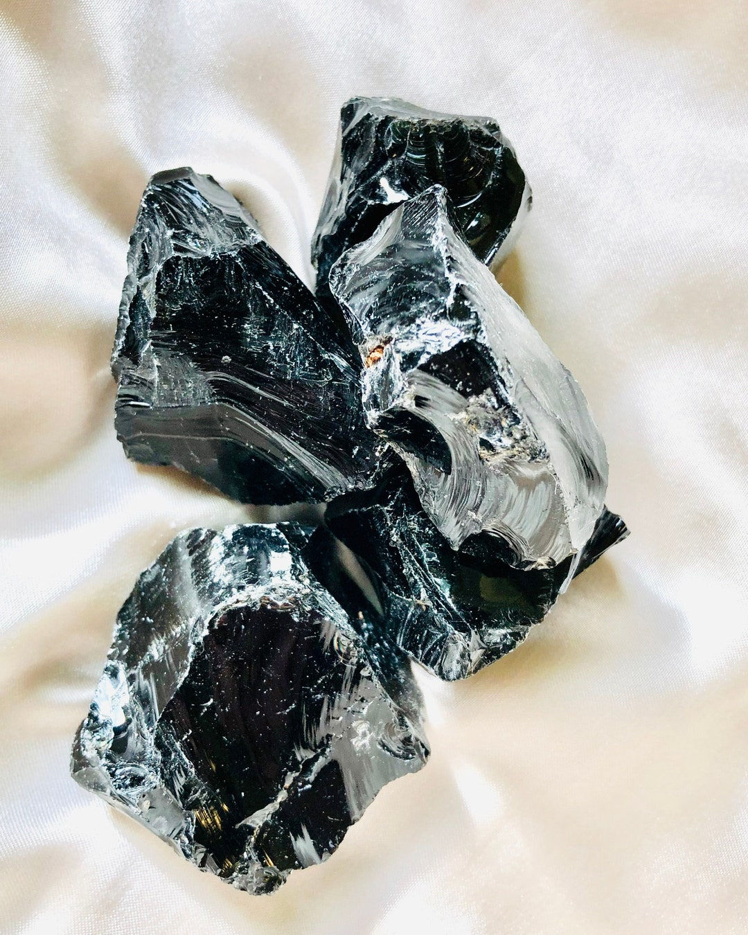 Black Obsidian Crystal, Black Obsidian Gemstone, Raw Black Obsidianc - Etsy