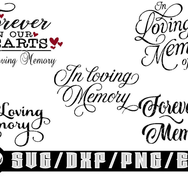 In Loving Memory Svg - Etsy
