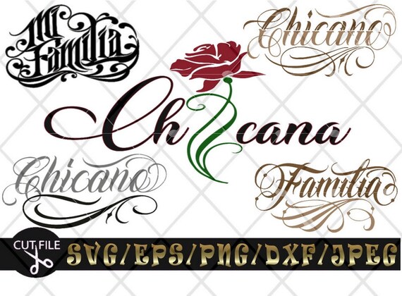 Chicana With a Rose Svg/ Chicano Svg/ Familia Svg/ Mi Familia | Etsy