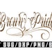 Brown Pride Half Tone Script Writing / Layered Digital Downloads for ...