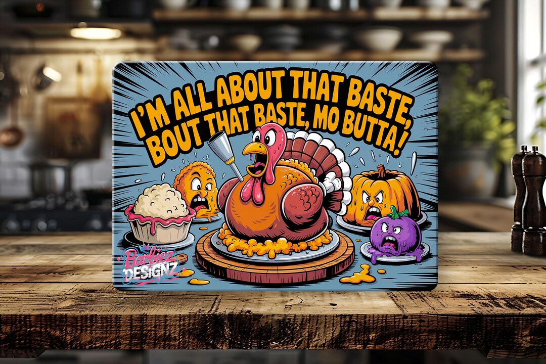 I'm All About That Baste PNG: Glass Cutting Board Design (digital ...