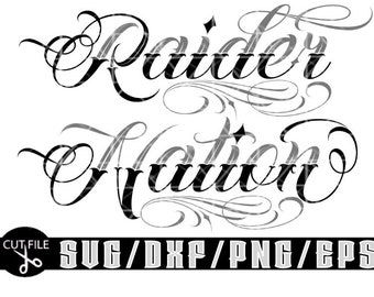Raider Nation Png | Etsy