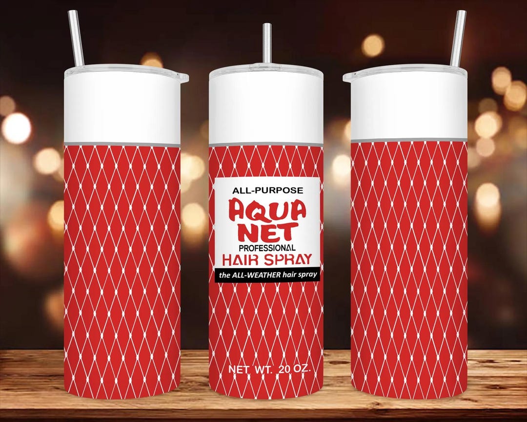 20 Oz Skinny Tumbler Wrap • 80's Old School~ Red/cha Cha Spray ...