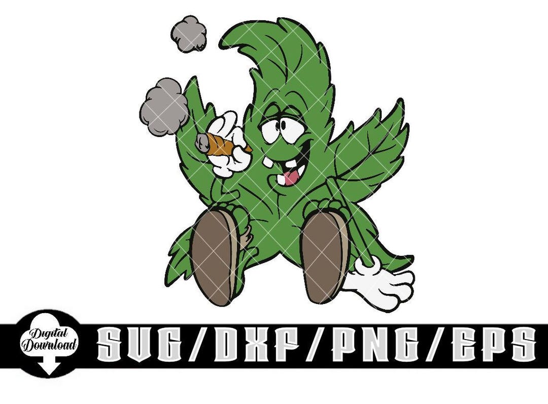 Bud Leaf Guy / Layered Digital Downloads for Cricut, Silhouette Etc ...