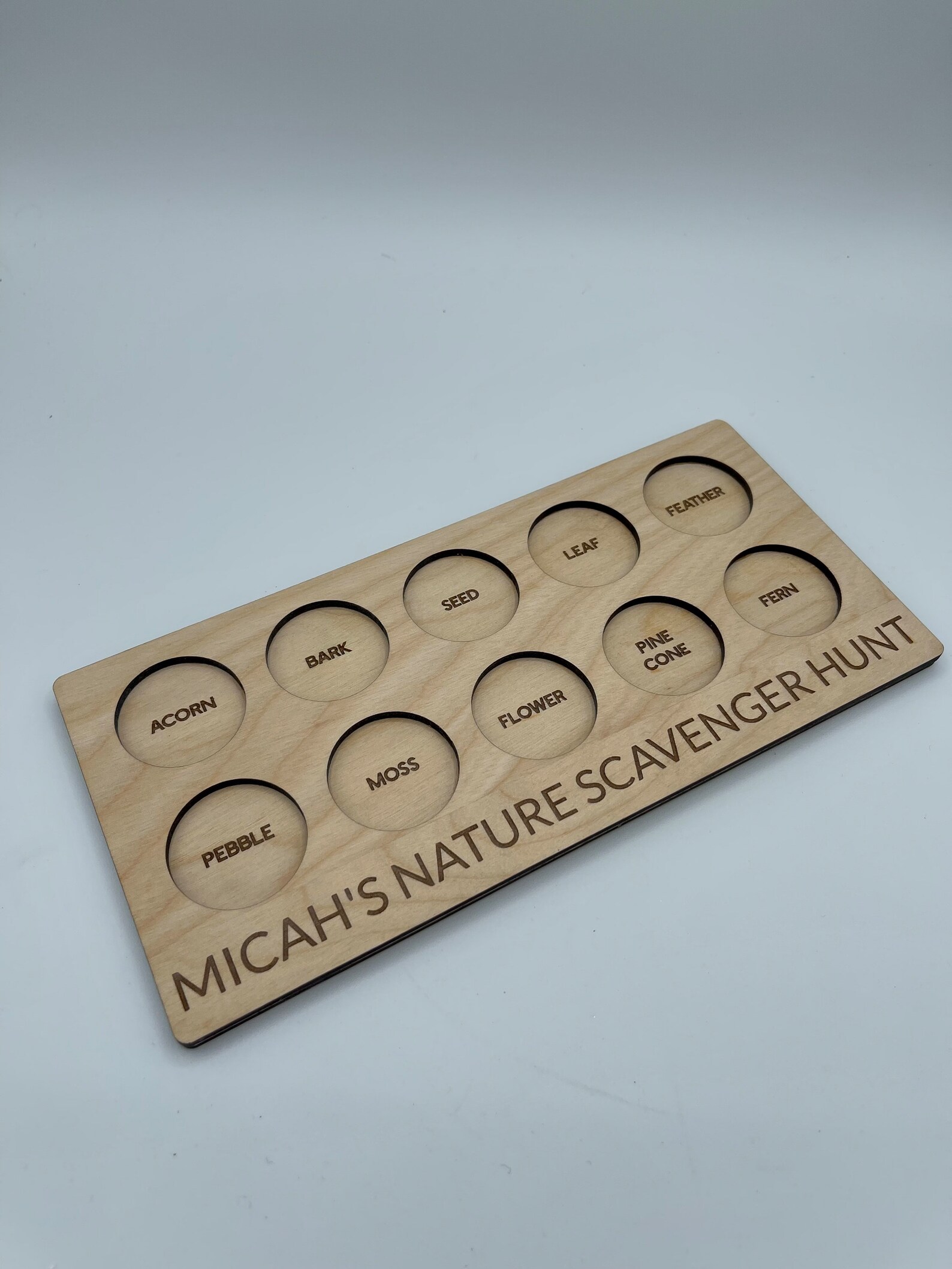 Nature Explorer Scavenger Hunt Collection Tray for Outdoor Learning ...