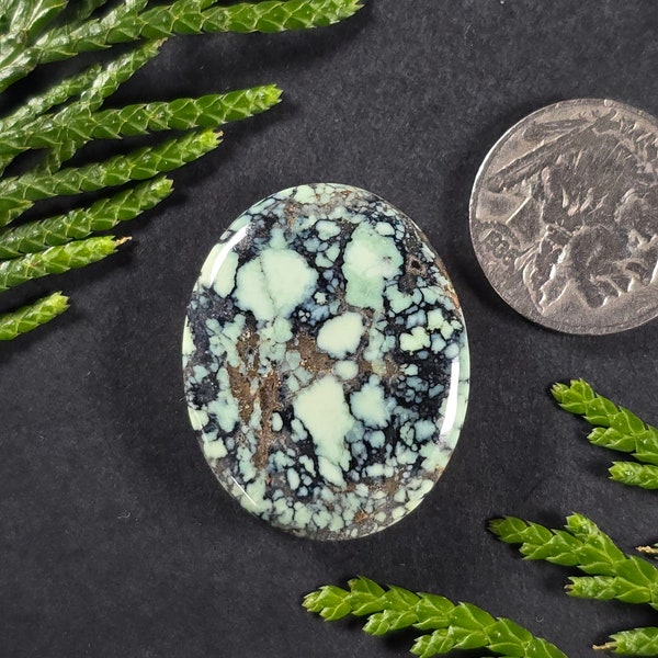 Desert Bloom Variscite Cabochon - Etsy