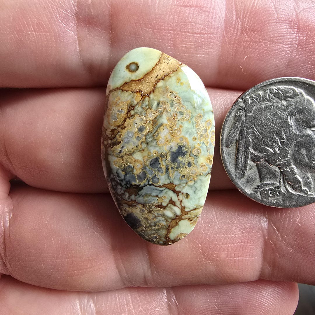 Seven Dwarfs 7D Variscite Nevada Cabochon - Etsy