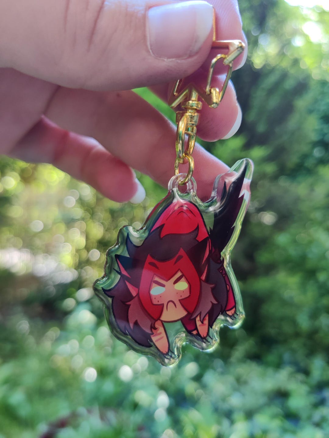 Smoll Angry Catra Keychain From She-ra - Etsy
