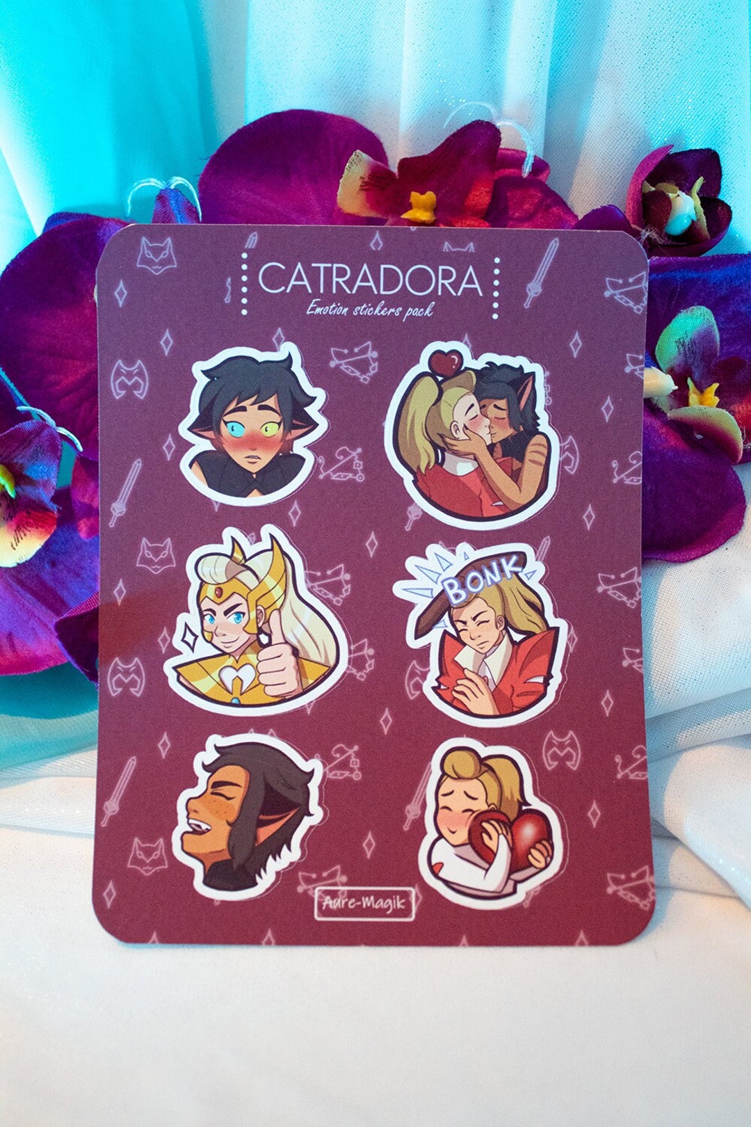 Catradora Emote Sheet Stickers - Etsy