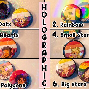 Pride She-ra 37mm Badges _ Adora, Catra, Bow, Glimmer, Double-trouble ...