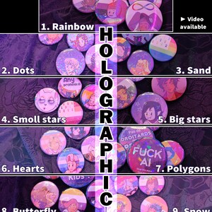 Pride TOH 35mm Badges _ Luz, Amity, Eda, Raine, Gus, Willow, Hunter ...