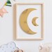 Crescent Acrylic Moon Mirrors set of 2 Easy to Hang - Etsy