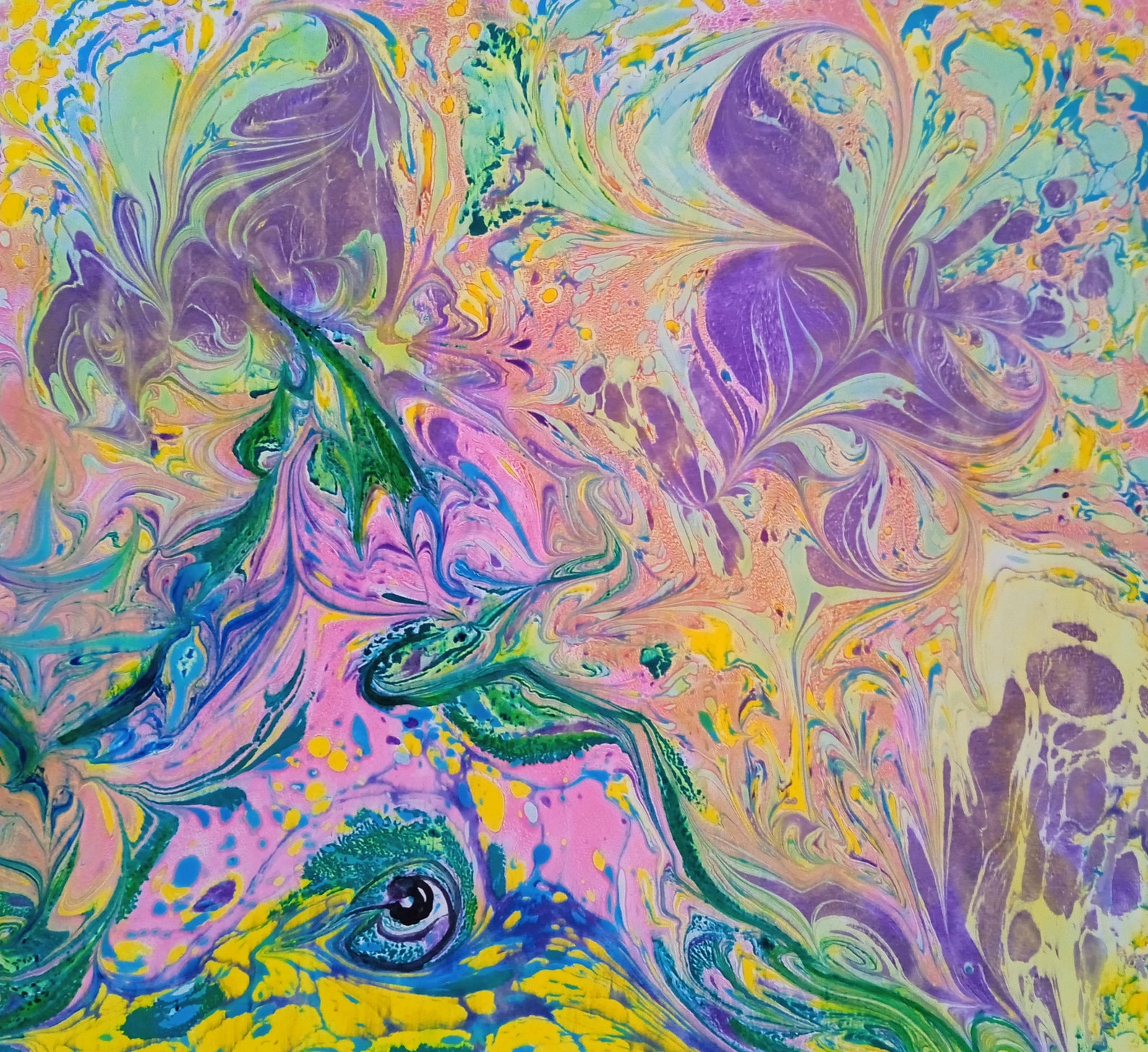 Colorful Horse Painting Abstract Horse Art Fam Animal Original - Etsy