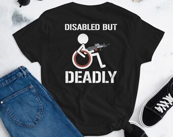 Funny Disabled Shirt | Etsy