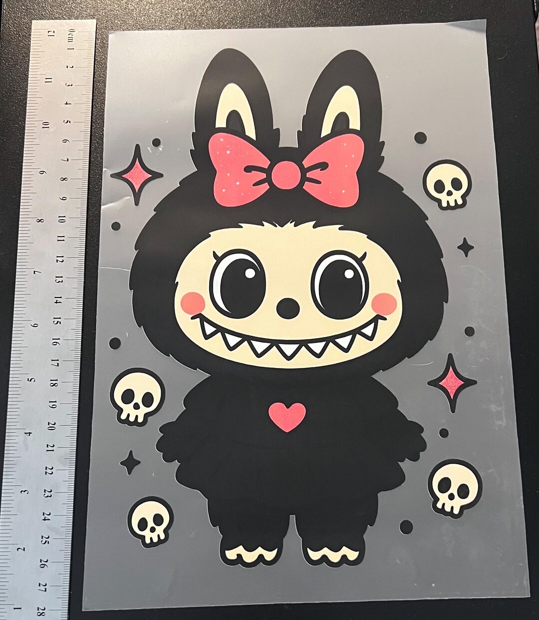 Labubu Iron on Transfer (skulls) - Etsy