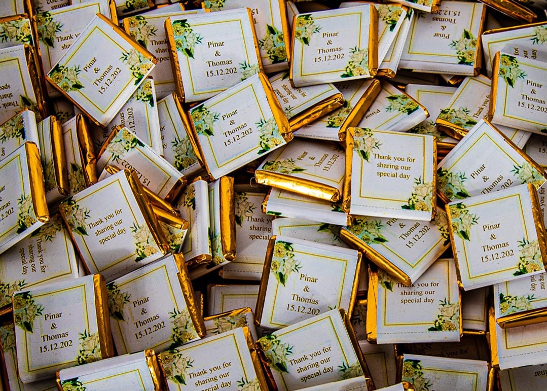 Personalised Chocolate Nikah Favours Great for Your Nikah - Etsy UK