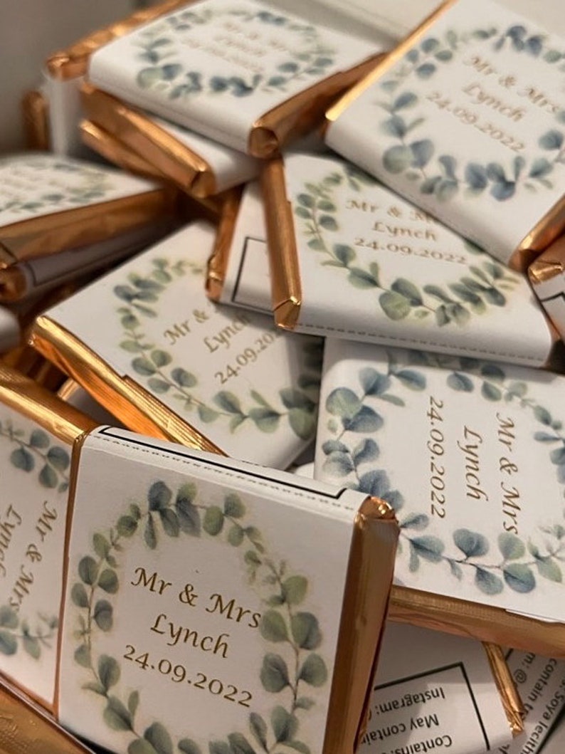 Personalised Chocolate Nikah Favours Great for Your Nikah - Etsy UK