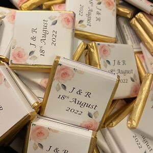 Personalised Chocolate Nikah Favours Great for Your Nikah Celebration ...