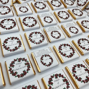 Personalised Chocolate Nikah Favours Great for Your Nikah Celebration ...