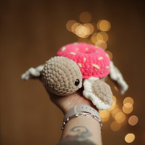 Turtle Crochet Pattern Amigurumi Donut Kawaii Plushies Toy - Etsy