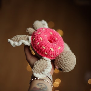 Turtle Crochet Pattern Amigurumi Donut Kawaii Plushies Toy - Etsy