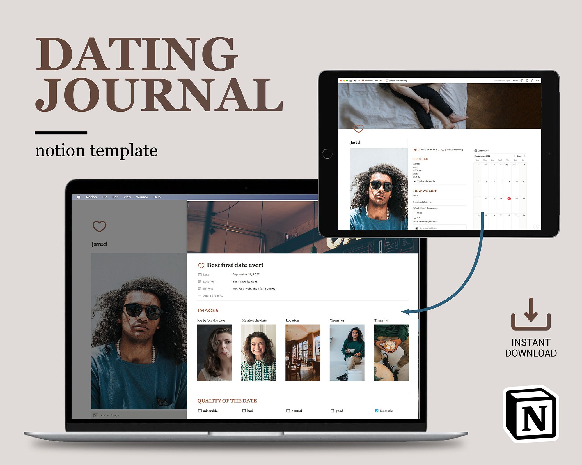 Dating Journal – Notion Template - Etsy
