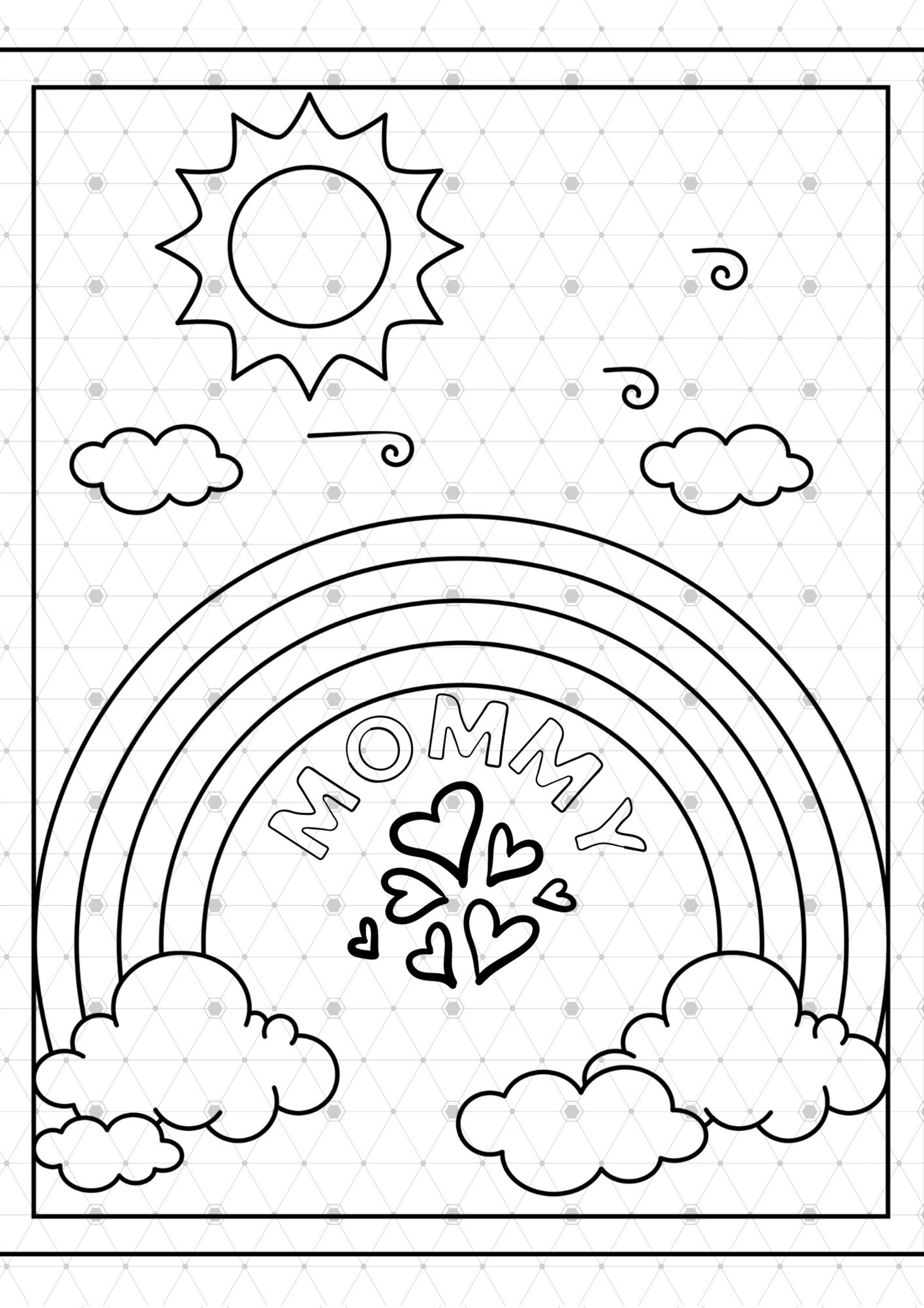 23 Mother's Day Coloring Pages | for Kids | Ages 3 - 5 | Instant ...