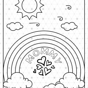 23 Mother's Day Coloring Pages | for Kids | Ages 3 - 5 | Instant ...