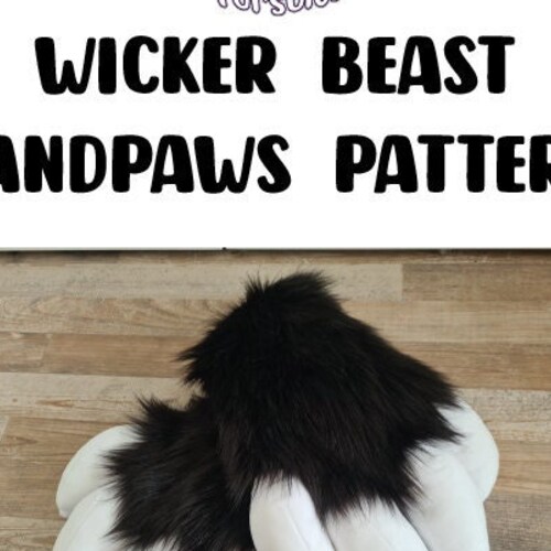 Wicker Beast Handpaws Digital Pattern - Etsy