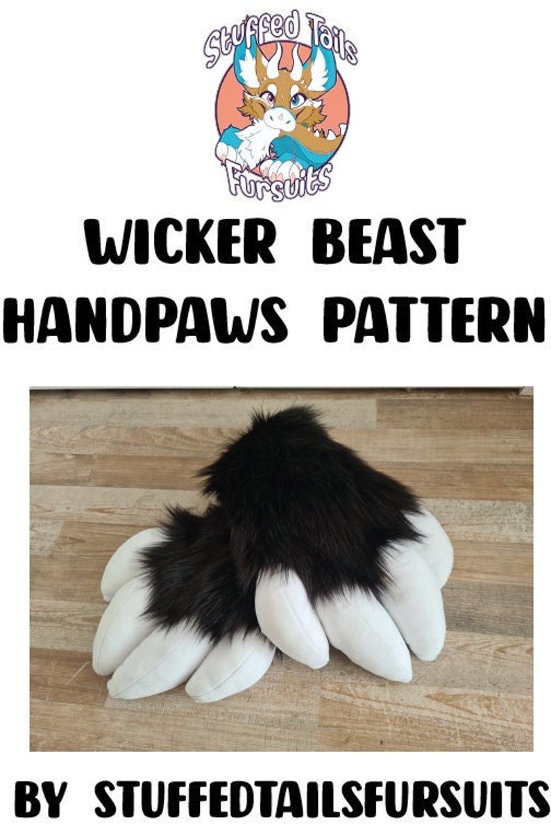 Wicker Beast Handpaws Digital Pattern - Etsy