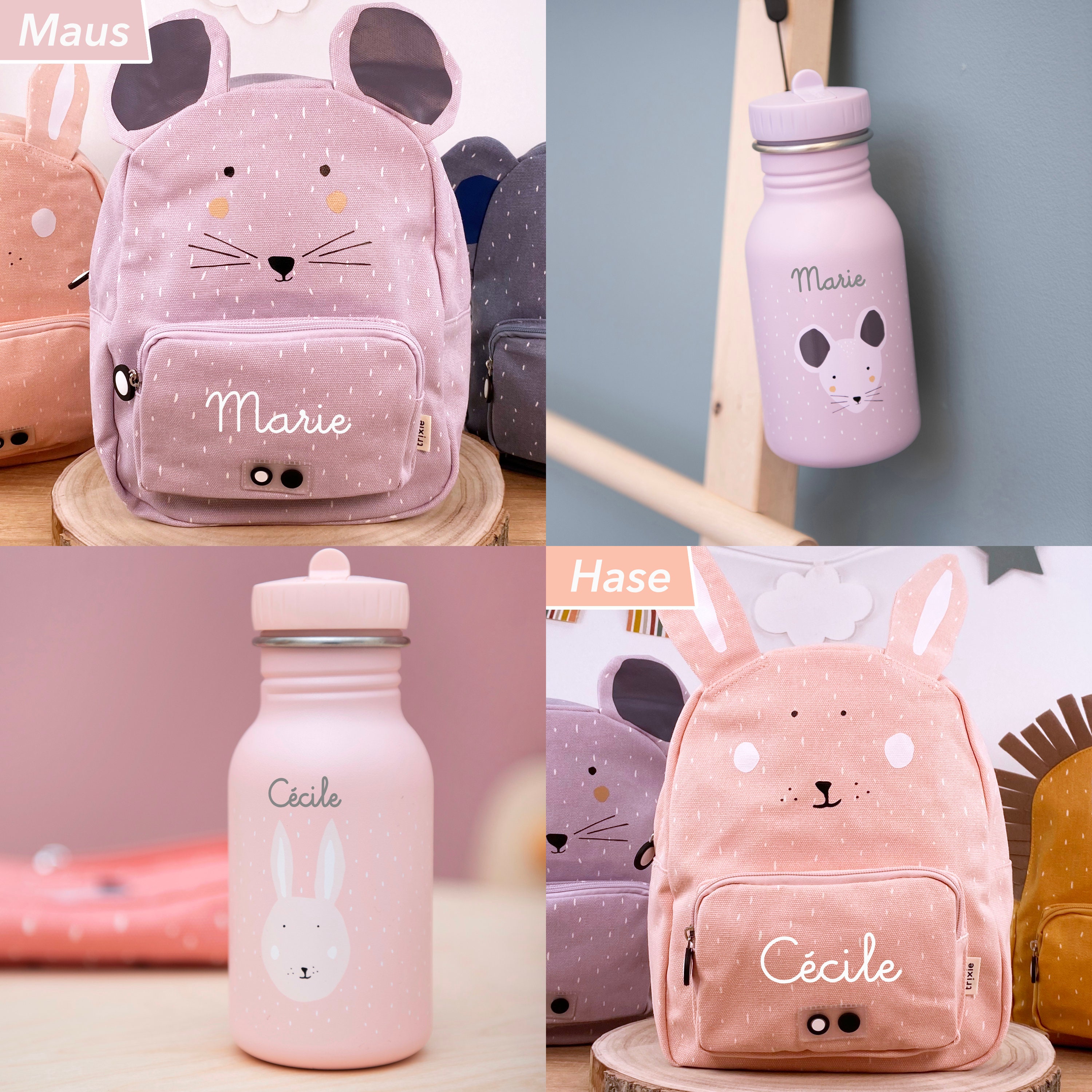 GIRLS KINDERGARTEN BACKPACK With NAME Personalized in Set With - Etsy