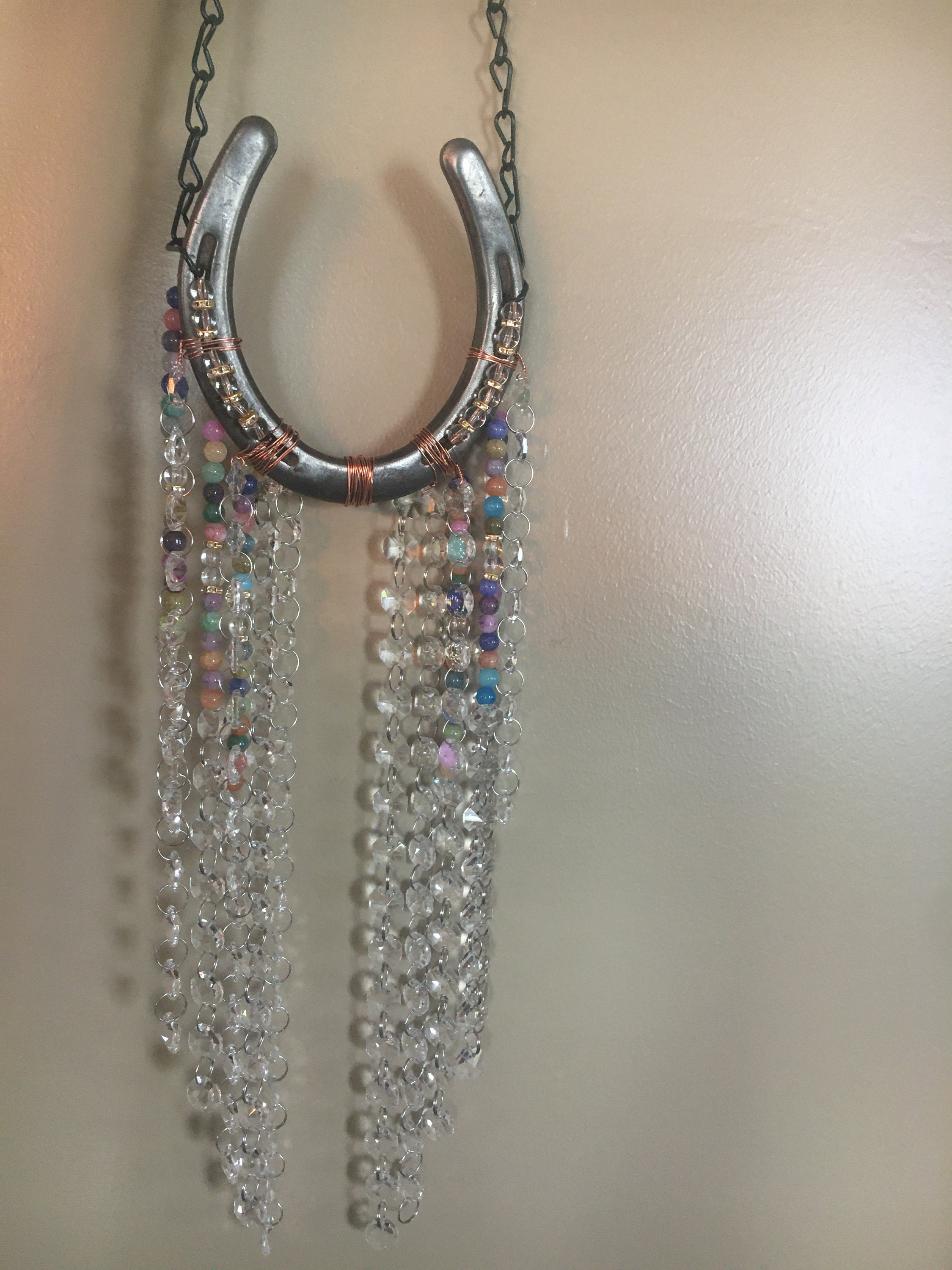 Horseshoe Garden Windchime, Suncatcher - Etsy