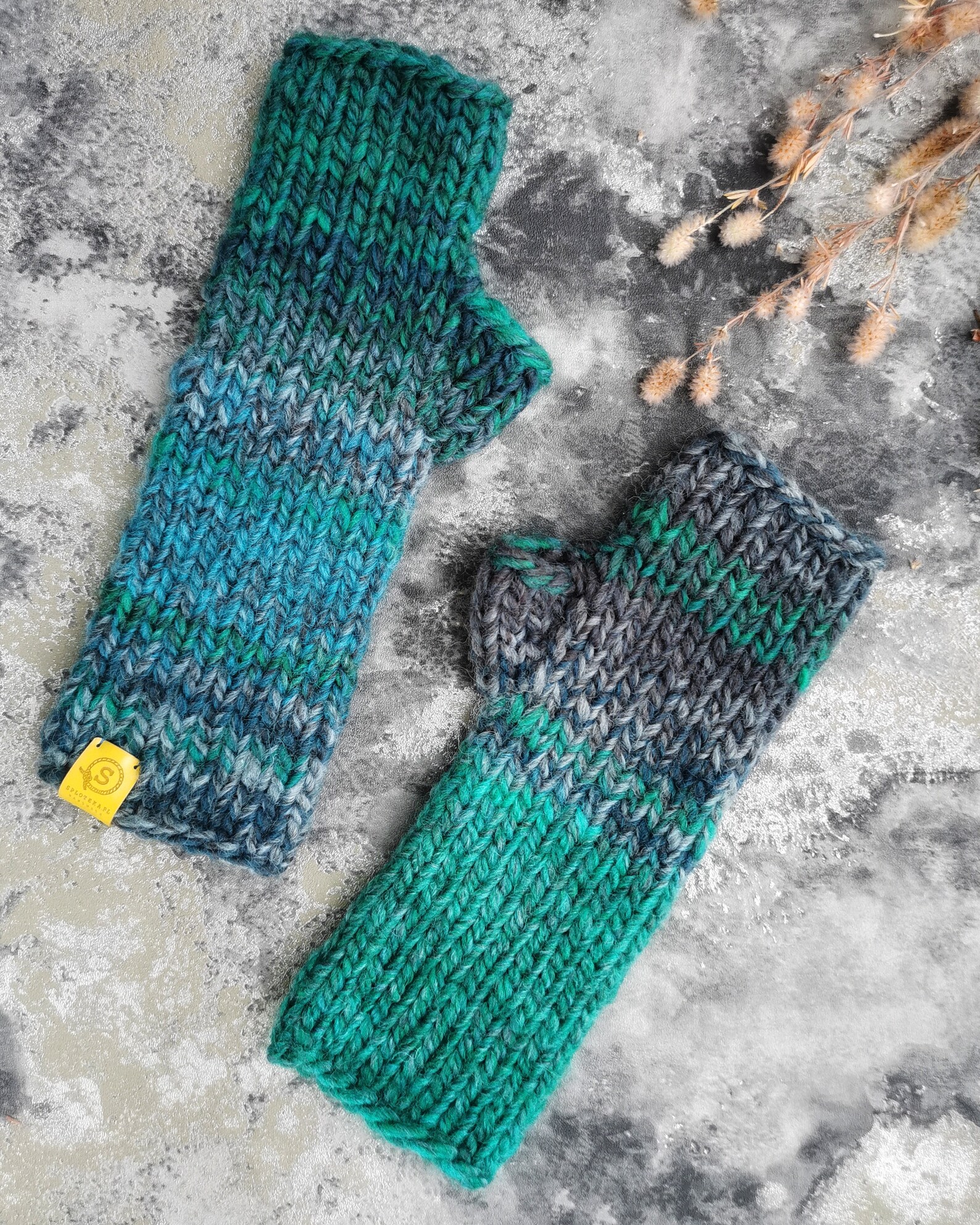 Hand Made Mittens Hand Warmers Warm Mittens Fingerless - Etsy