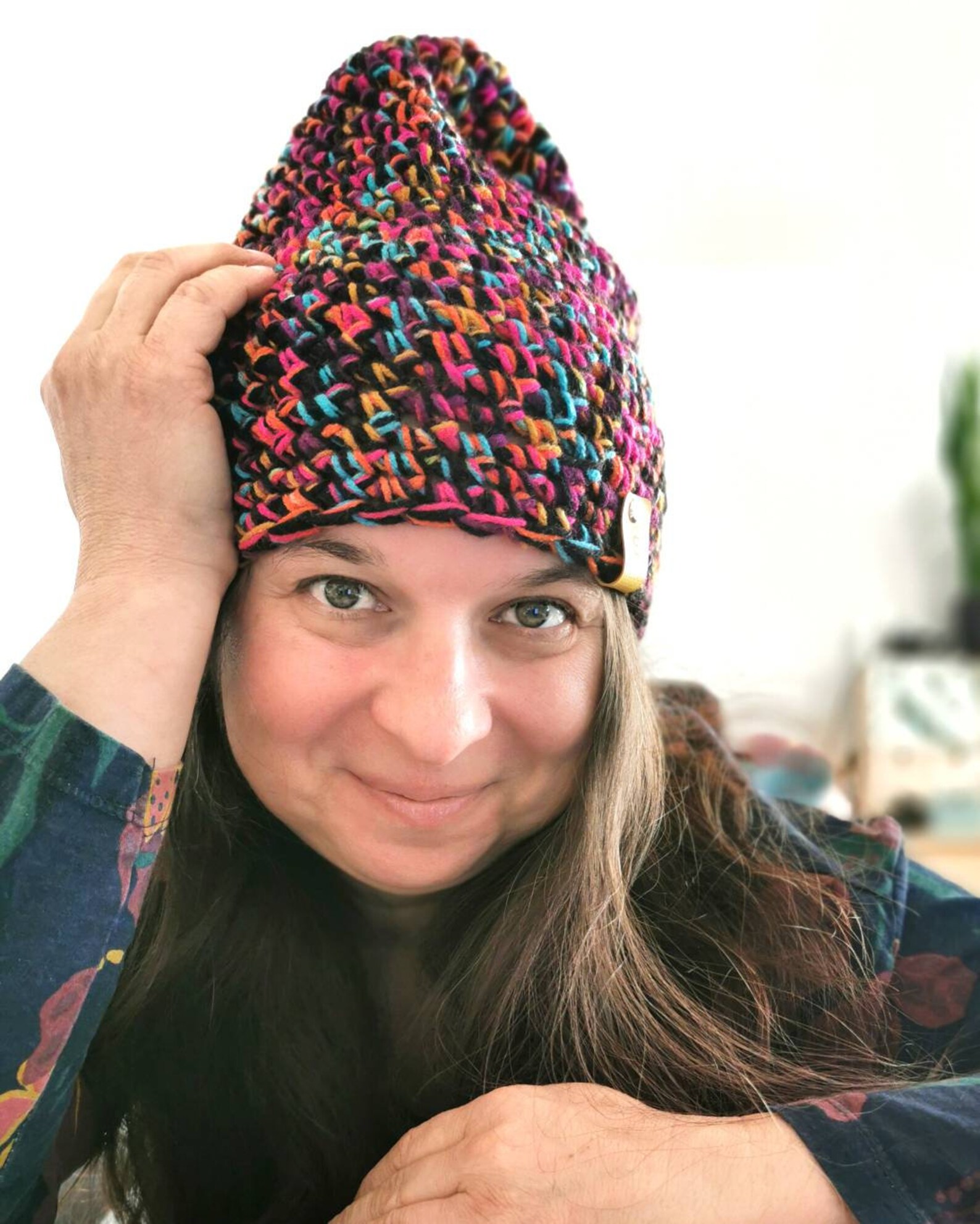 Oversized Scarf and Knitted Hat Infinity Scarf & Hand Knit Hat - Etsy