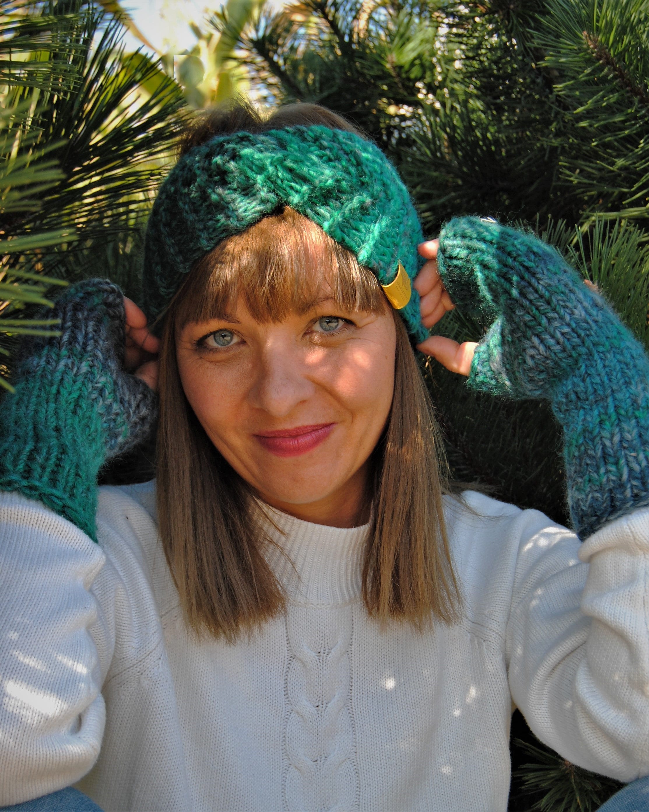 Hand Made Mittens Hand Warmers Warm Mittens Fingerless - Etsy