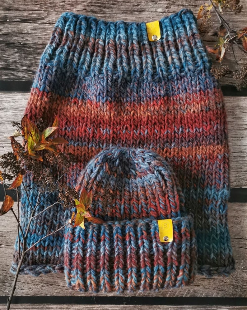 Colorful Beanie Hat, Knit Wool Hat, Winter Hat, Women Knit Hat, Women ...