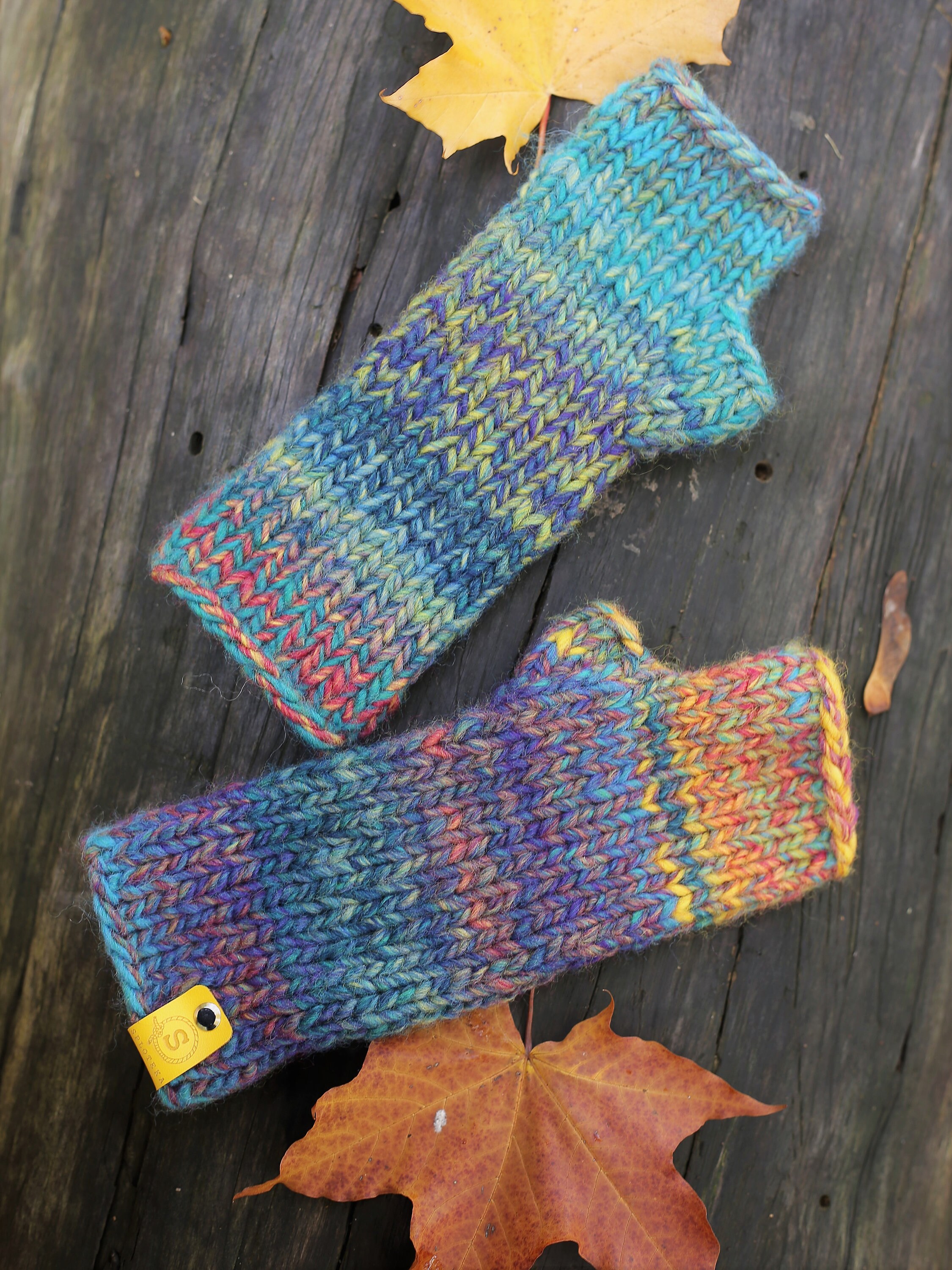 Hand Made Mittens Hand Warmers Warm Mittens Fingerless - Etsy