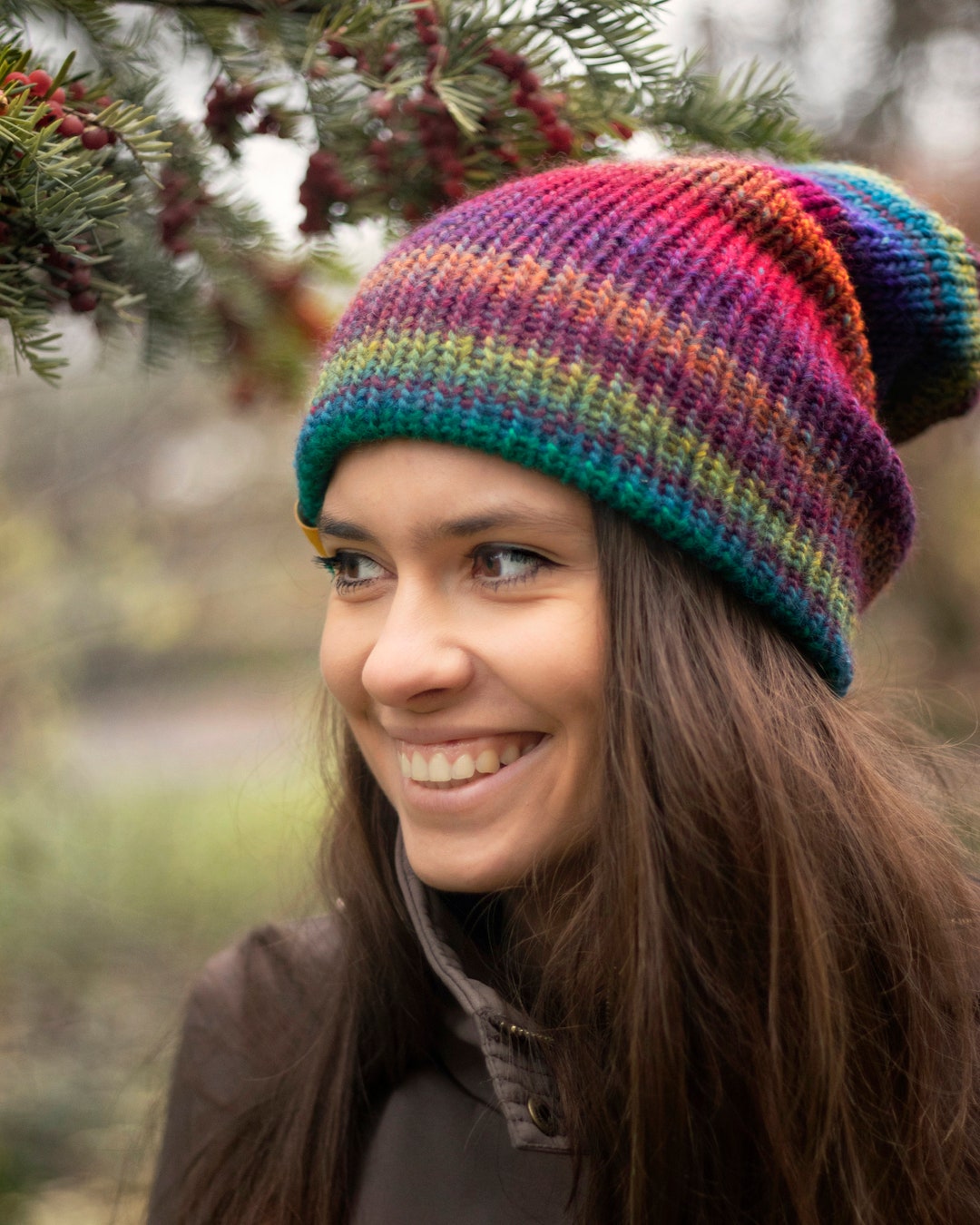 Double Side Hat, Reversible Hat, Tik Tok Beanie, Rainbow Beanie, Custom ...