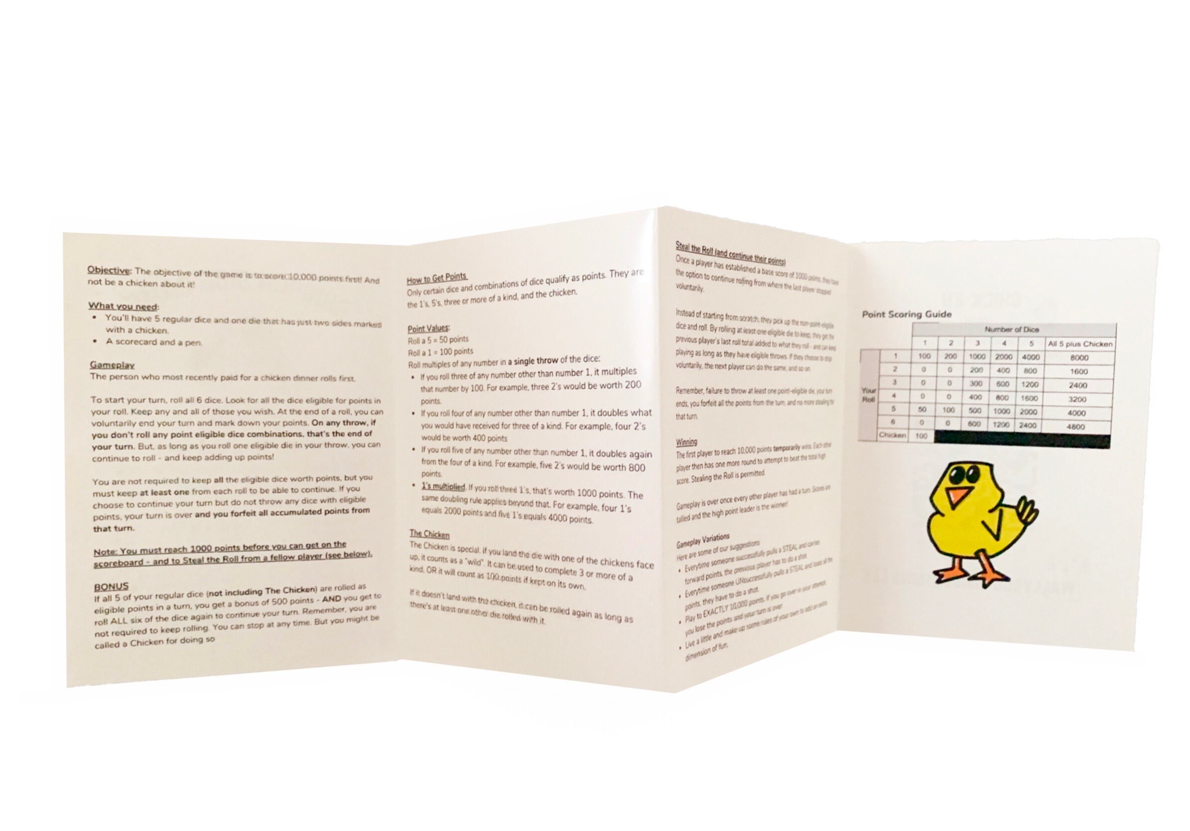 Score Big With the Chicken Dice Game - A Must-have Addition to Your ...